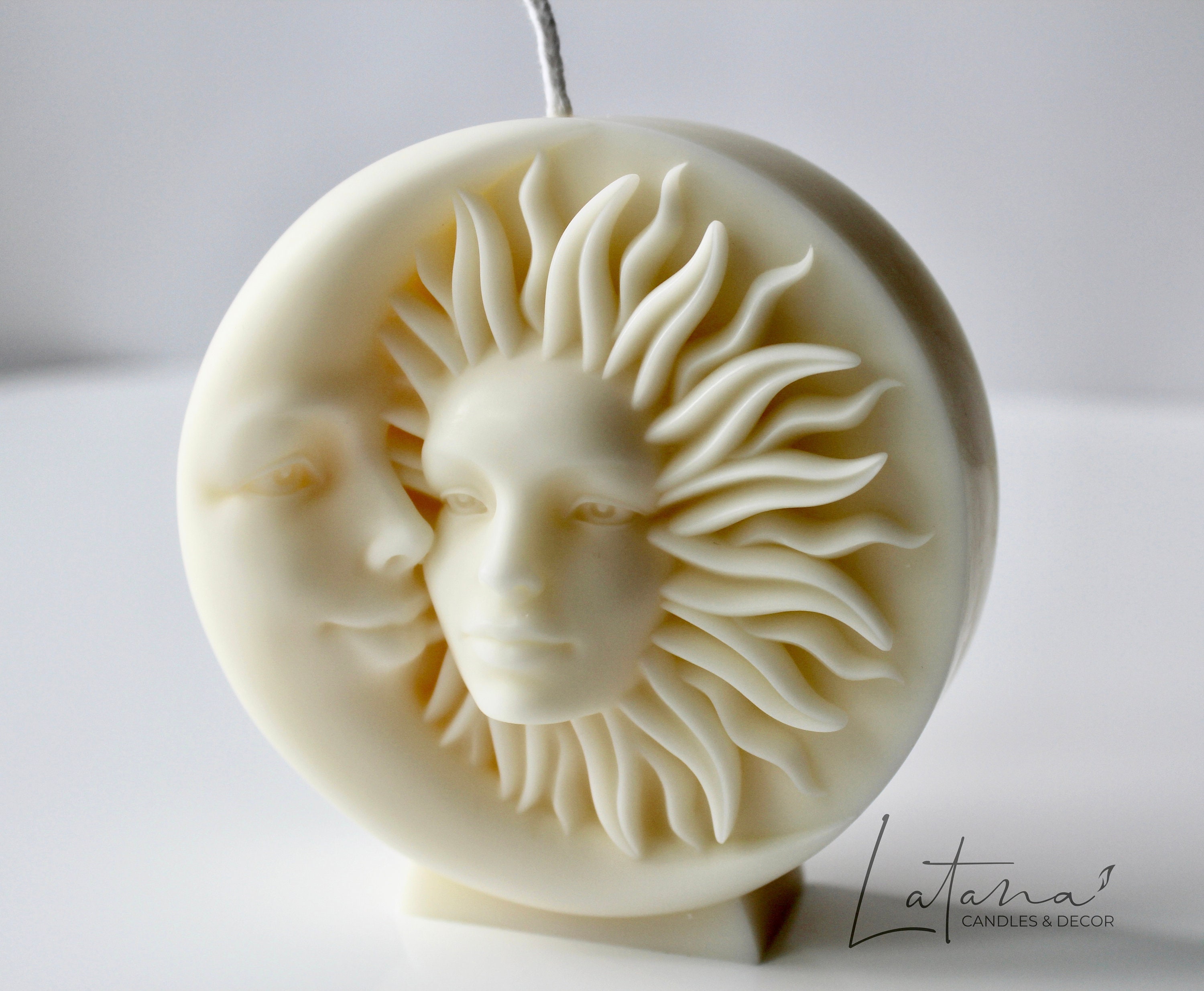 Sun and Moon Candle Couple Candle Shaped Candle Valentine Home Decor ...
