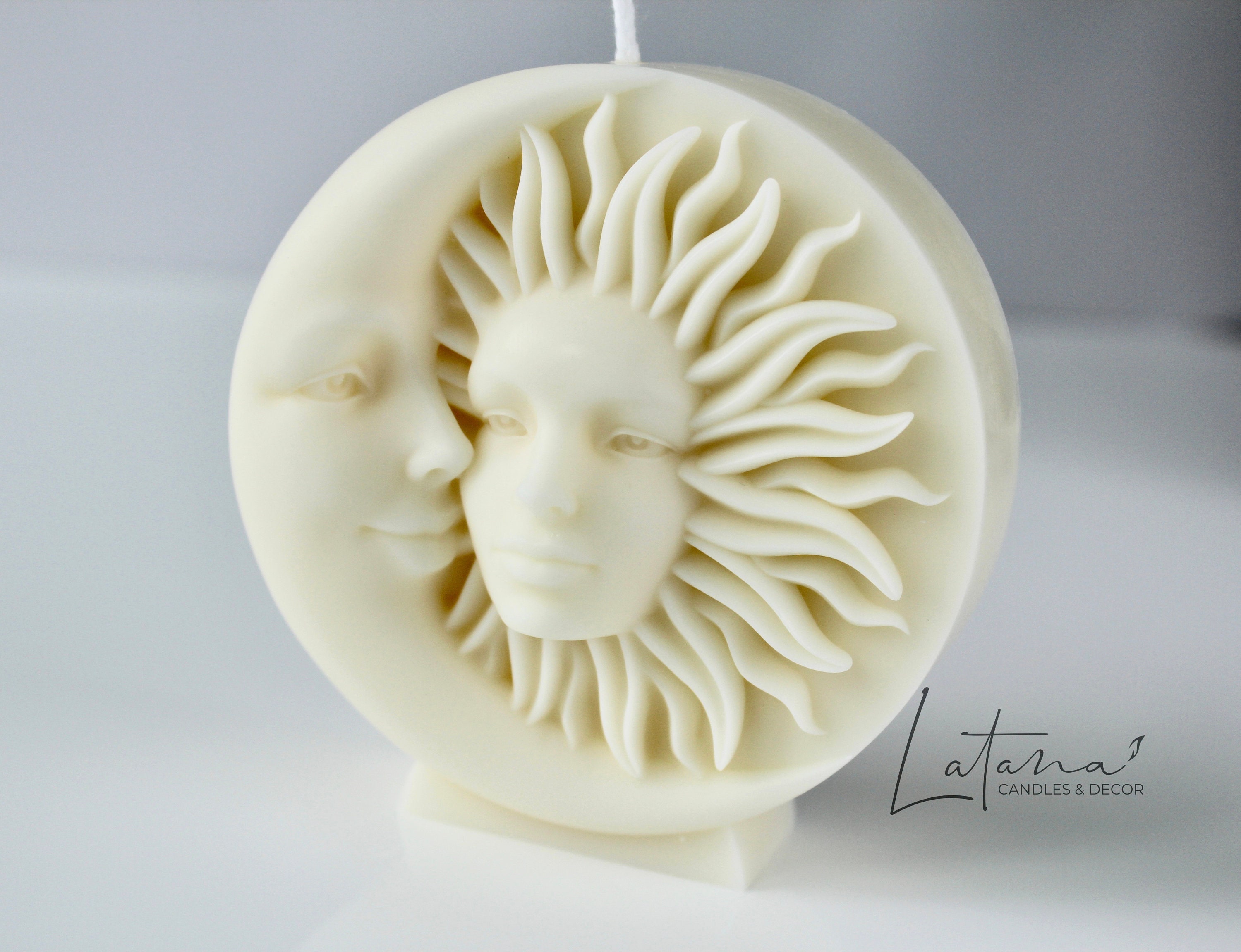 Sun and Moon Candle | Couple Candle | Shaped Candle | Valentine Home ...