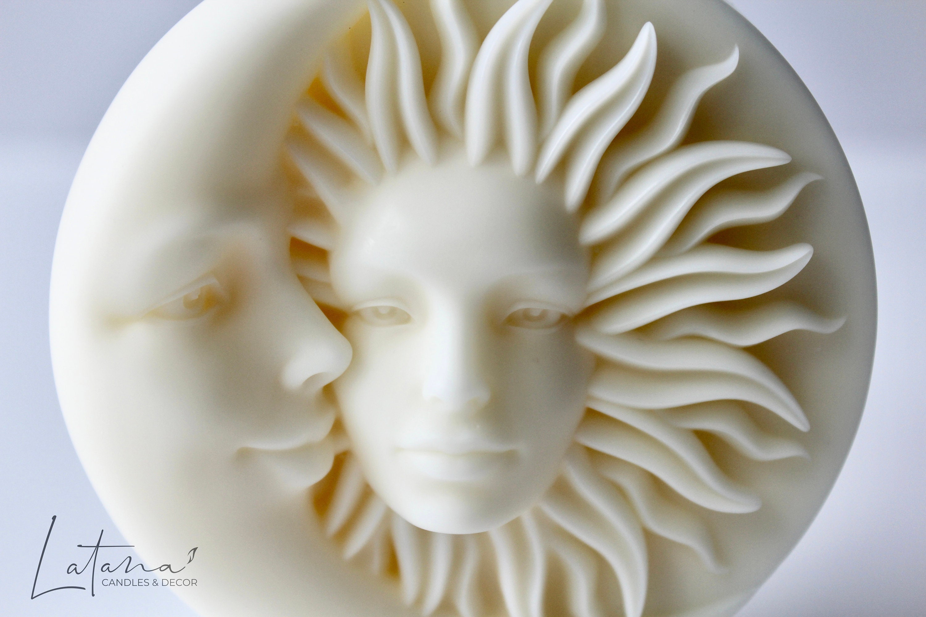 Sun and Moon Candle Couple Candle Shaped Candle Valentine Home Decor ...