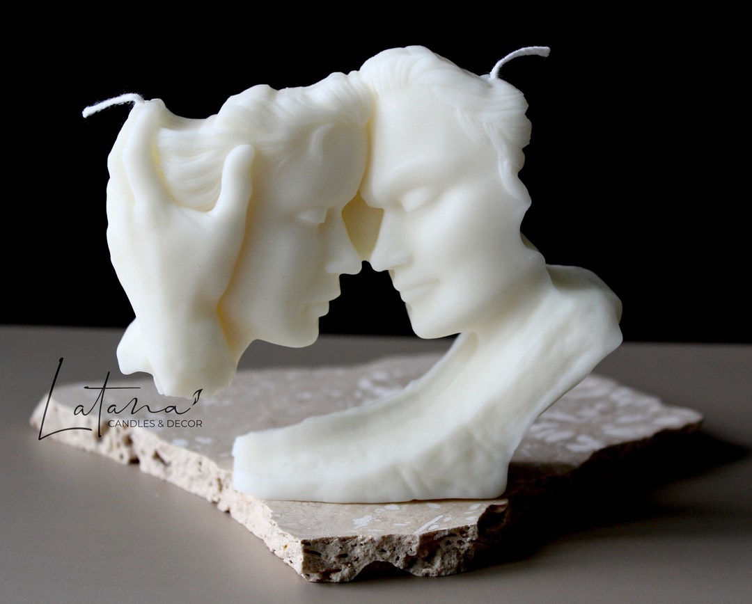 Love Candle Couple Love Candle Face Candle Couple Kiss Candle Kiss ...