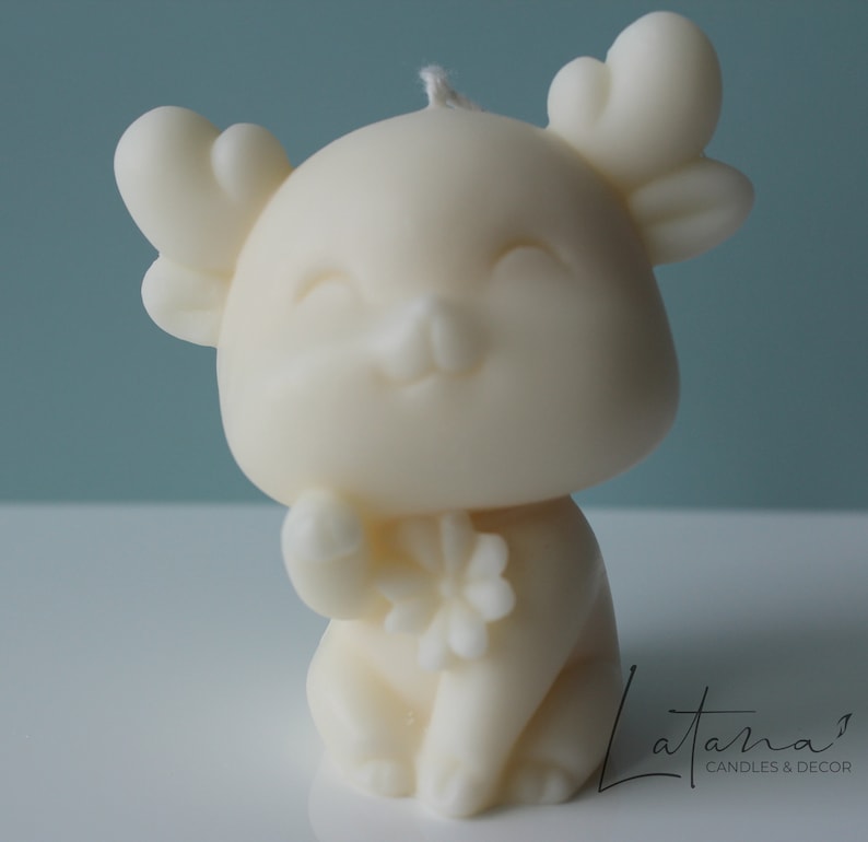 Cute Baby Rudolf Candle Baby Reindeer Candle Elk Candle - Etsy