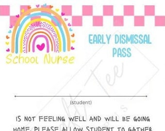 Nurse Pass - Etsy