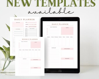 Minimalist Weekly Planner Digital Printable - Etsy