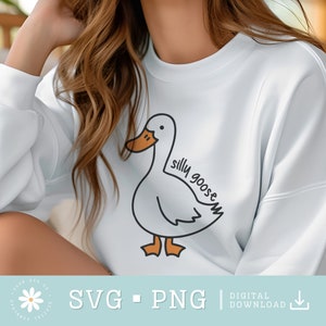 Silly Goose Svg Png, Duck Svg Bundle, Silly Goose Png, Silly Goose ...