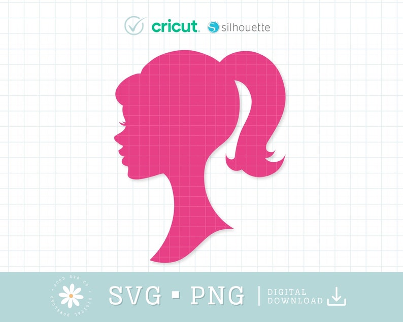 Barb Doll SVG, Woman Man Silhouette, Man Head Svg, Doll Clipart, Boy ...