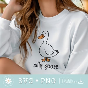 Silly Goose Svg Png, Duck Svg Bundle, Silly Goose Png, Silly Goose ...