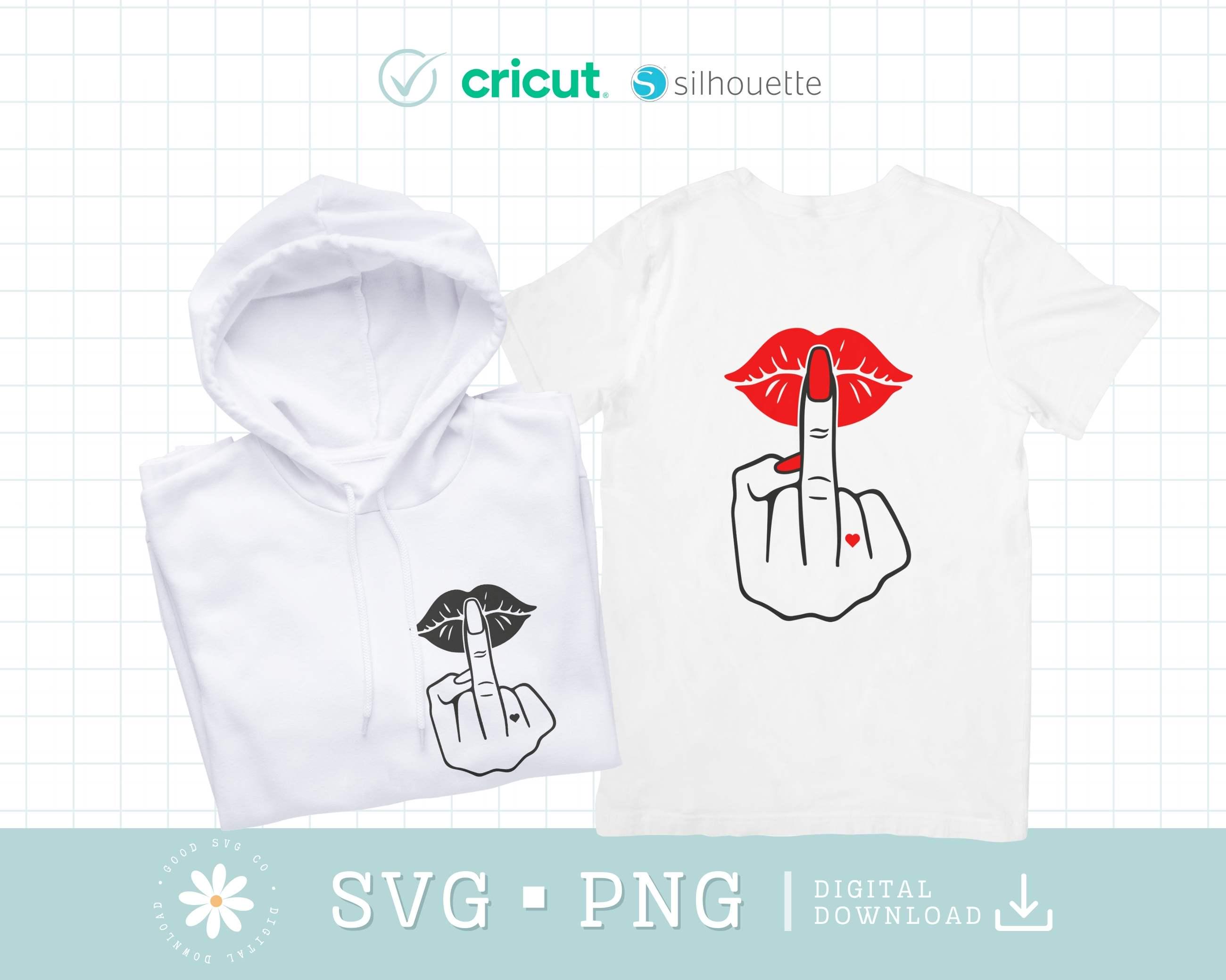 Middle Finger Lips Svg Png, Middle Finger Lips Bundle SVG, Rude Finger ...