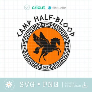 Camp Half Blood Svg Png, Halfblood Svg, Percy Jackson and Olympian ...