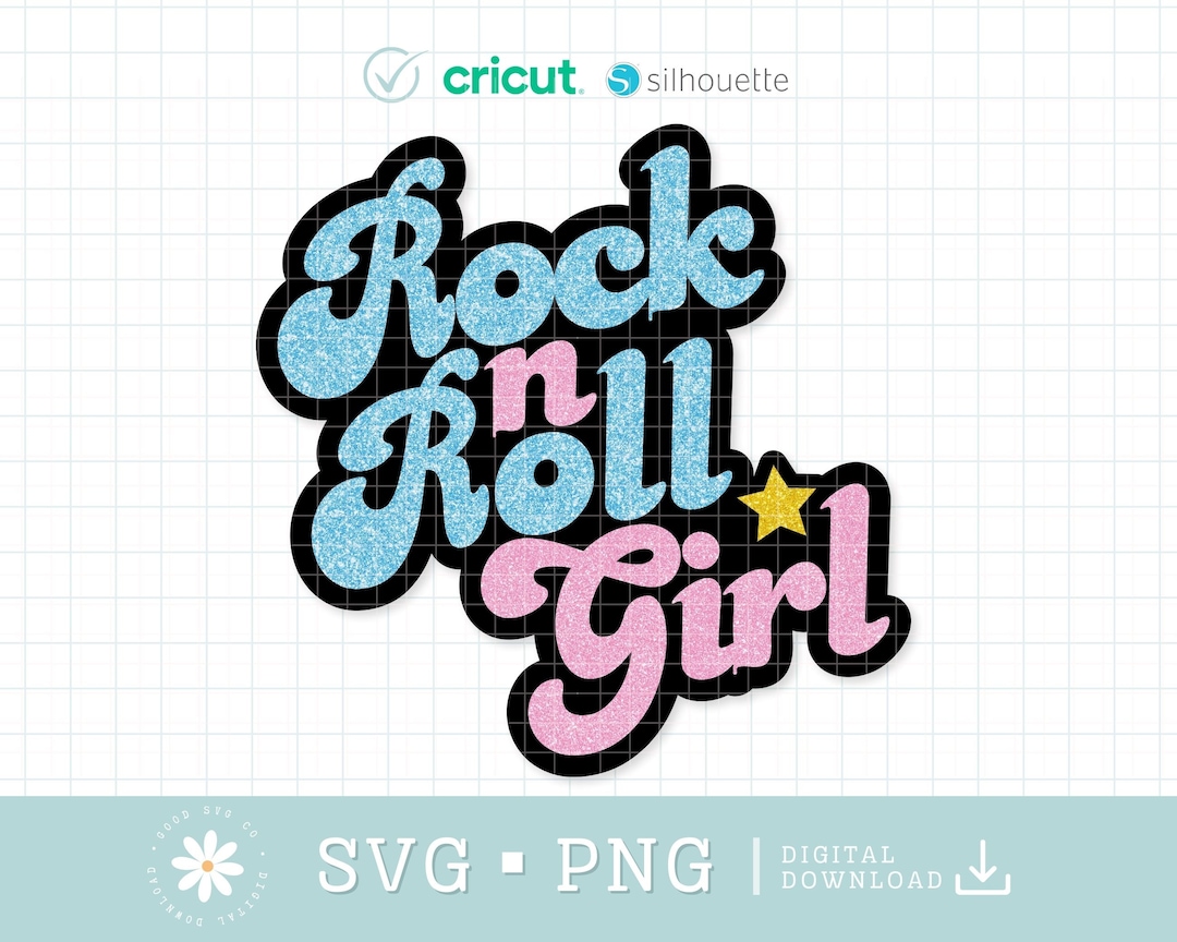 Rock N Roll Girl Svg Png, Darla Nemo Costume, Darla Finding Nemo, Rock ...