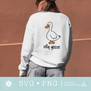 Silly Goose Svg Png, Duck Svg Bundle, Silly Goose Png, Silly Goose ...