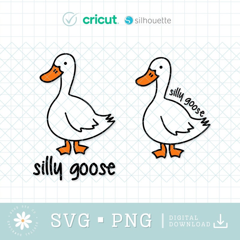 Funny Silly Goose Sticker - Etsy