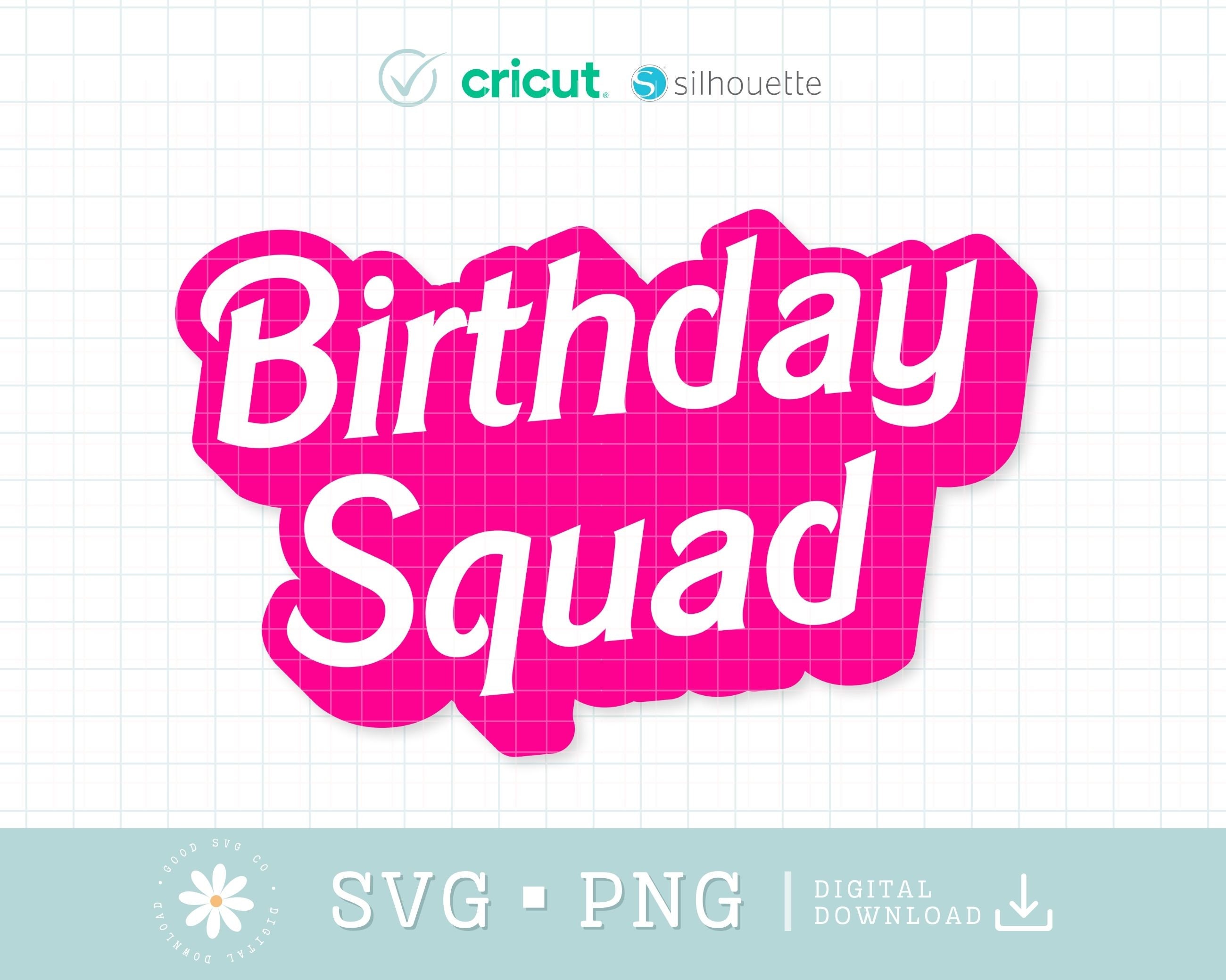 Birthday Squad Svg Png, Birthday Squad Party, Barbi Birthday Shirt ...