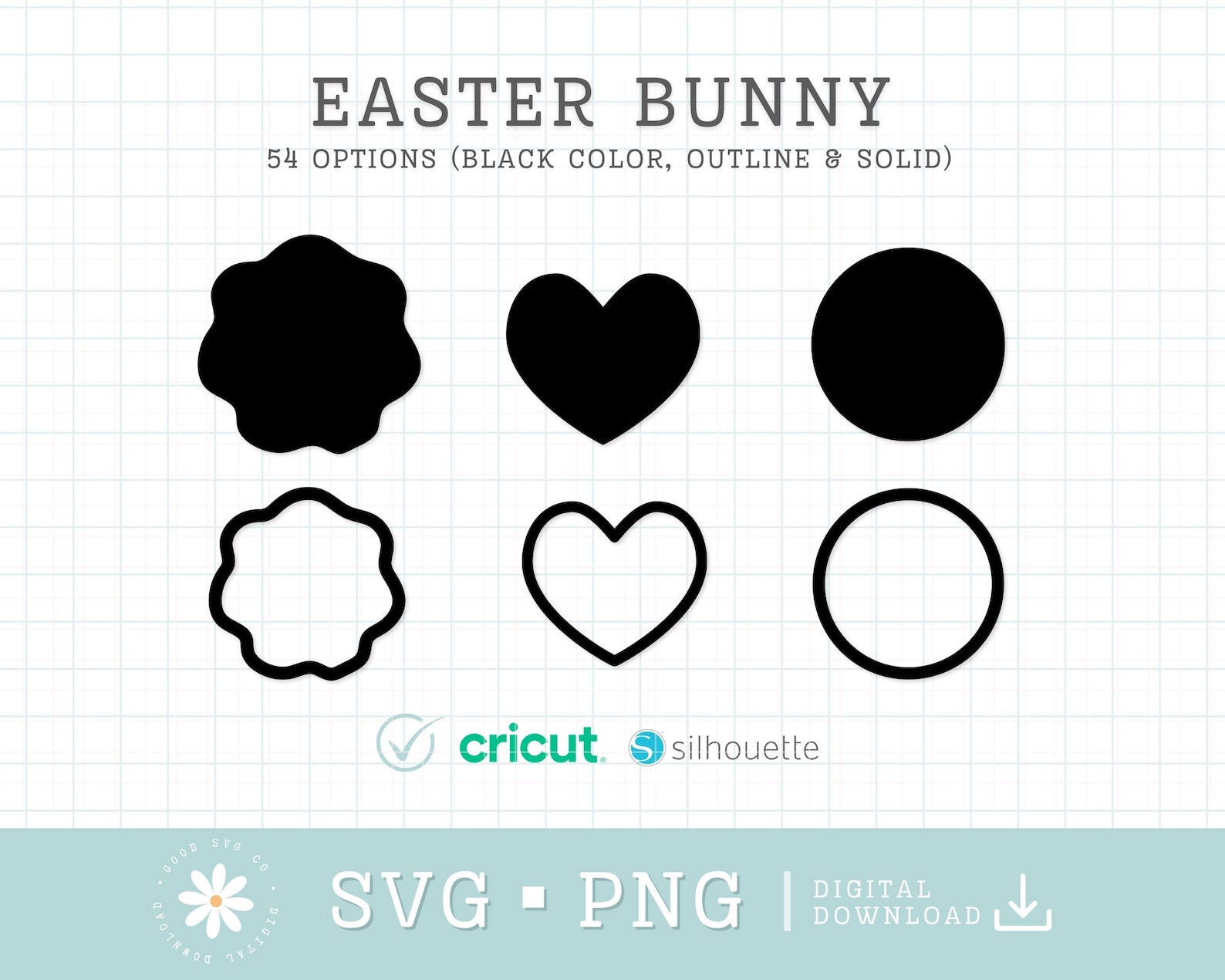 Easter Bunny SVG PNG, Bunny SVG, Rabbit Silhouette Svg, Rabbit Svg ...