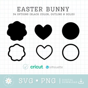 Easter Bunny SVG PNG, Bunny SVG, Rabbit Silhouette Svg, Rabbit Svg ...