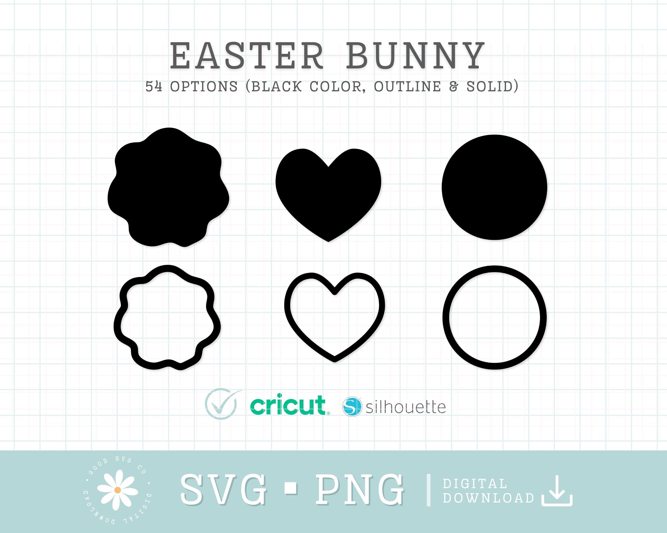 Easter Bunny SVG PNG, Bunny SVG, Rabbit Silhouette Svg, Rabbit Svg ...