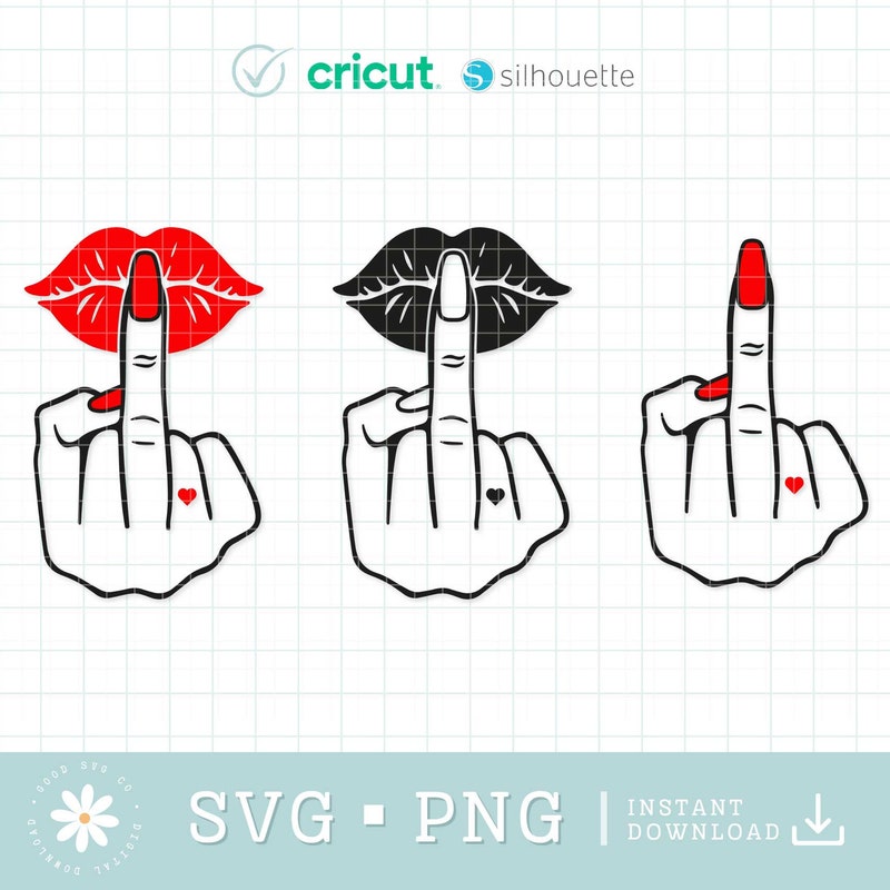 Middle Finger Svg - Etsy
