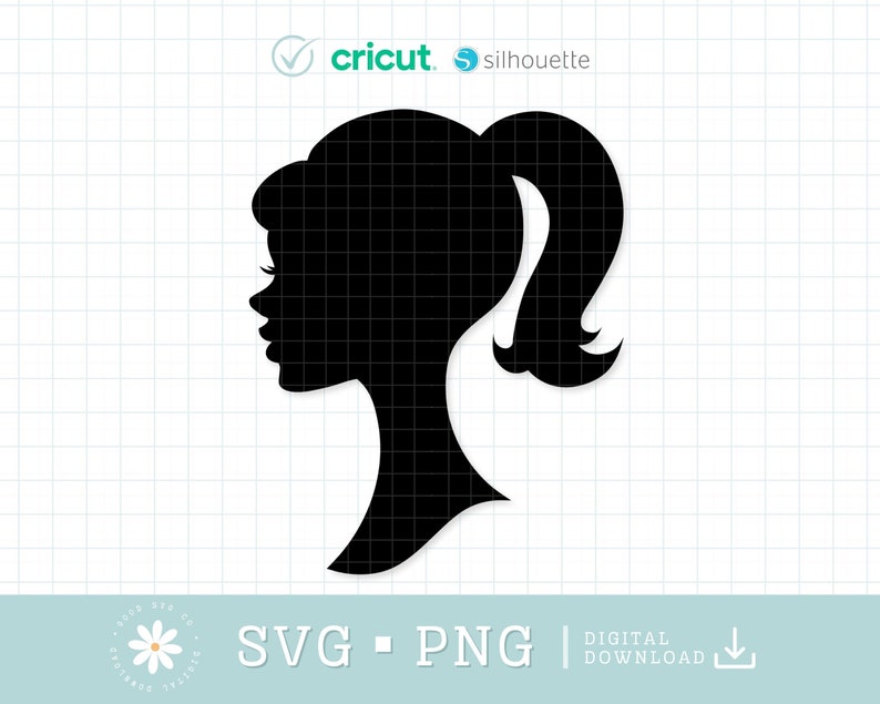 Barb Doll SVG, Woman Man Silhouette, Man Head Svg, Doll Clipart, Boy ...