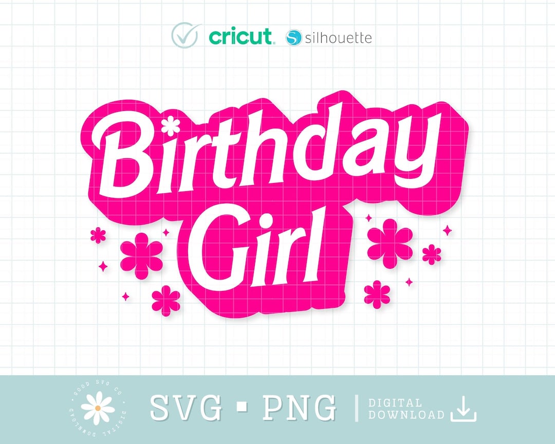 Birthday Girl Svg Png, Girl Birthday Party, Pink Birthday Shirt Svg ...