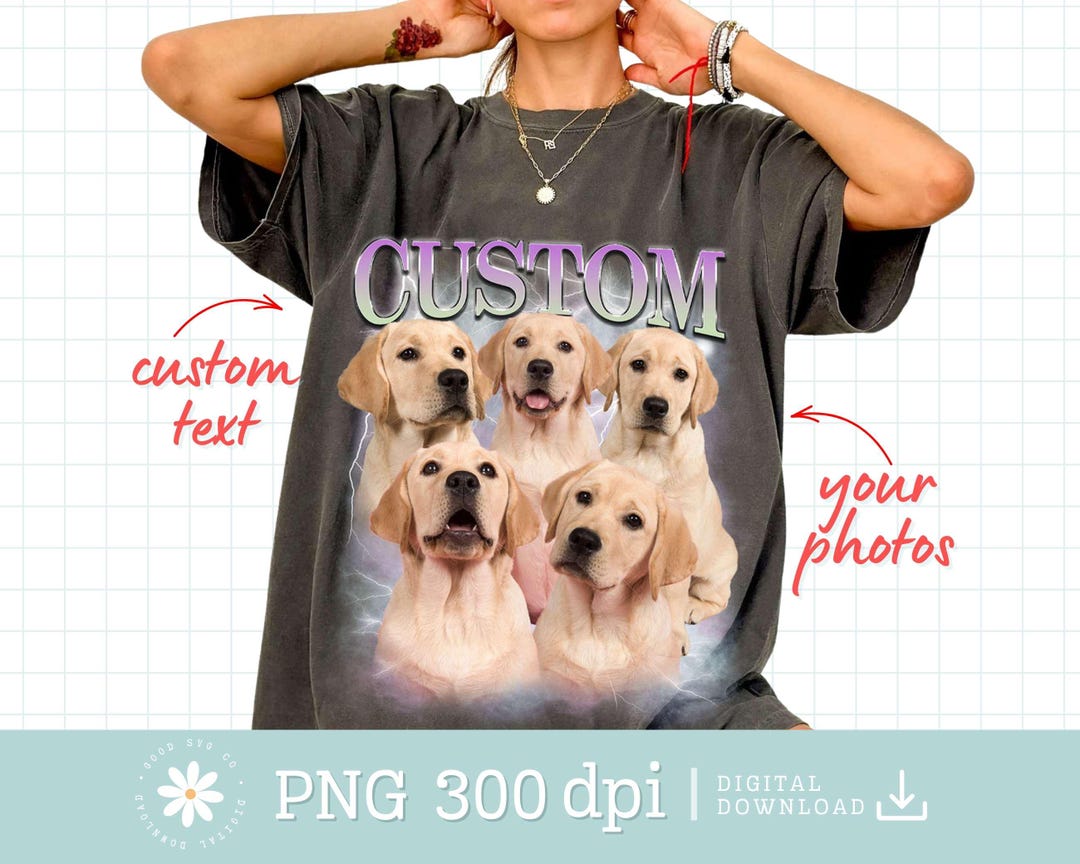 Custom Bootleg Rap PNG, Custom Dog Shirt Mug, Retro Dog Shirt, Custom ...
