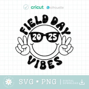 Field Day Vibes Svg Png, Field Trip Squad Svg, School Excursion Svg ...