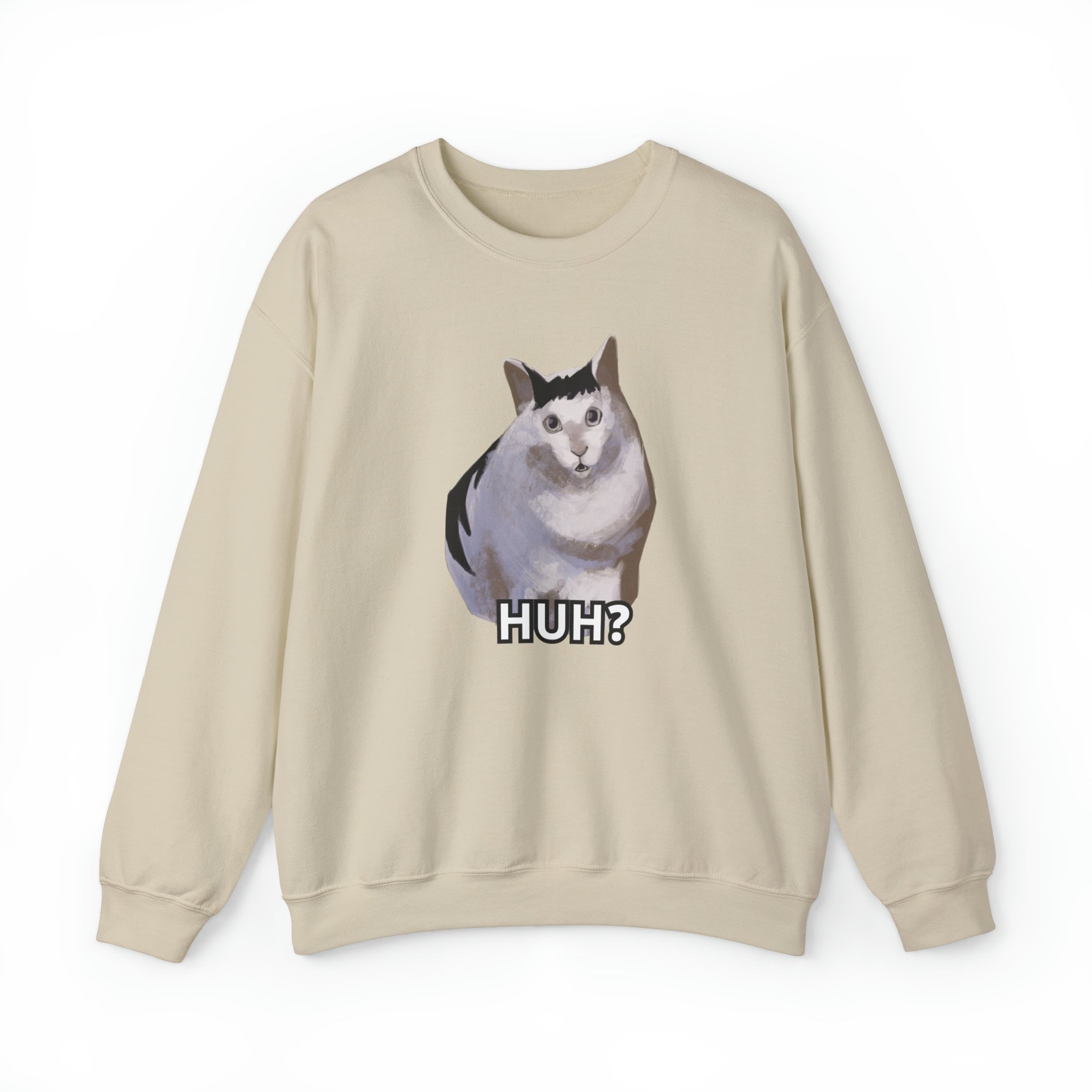 Huh Cat Meme Unisex Heavy Blend™ Crewneck Sweatshirt for - Etsy