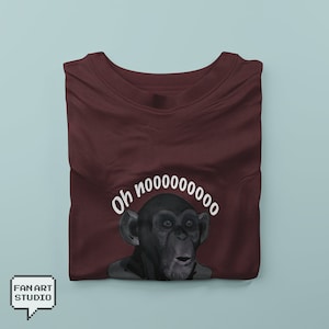 Oh No Monkey Meme T-shirt Gift - Etsy