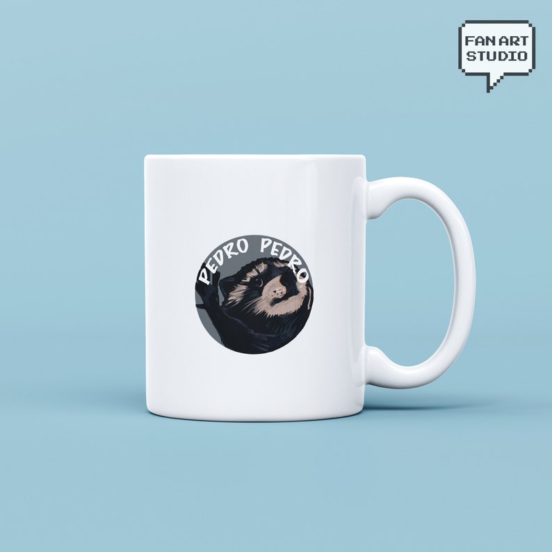 Ceramic Pedro Raccoon Dancing Meme Mug 11oz - Etsy