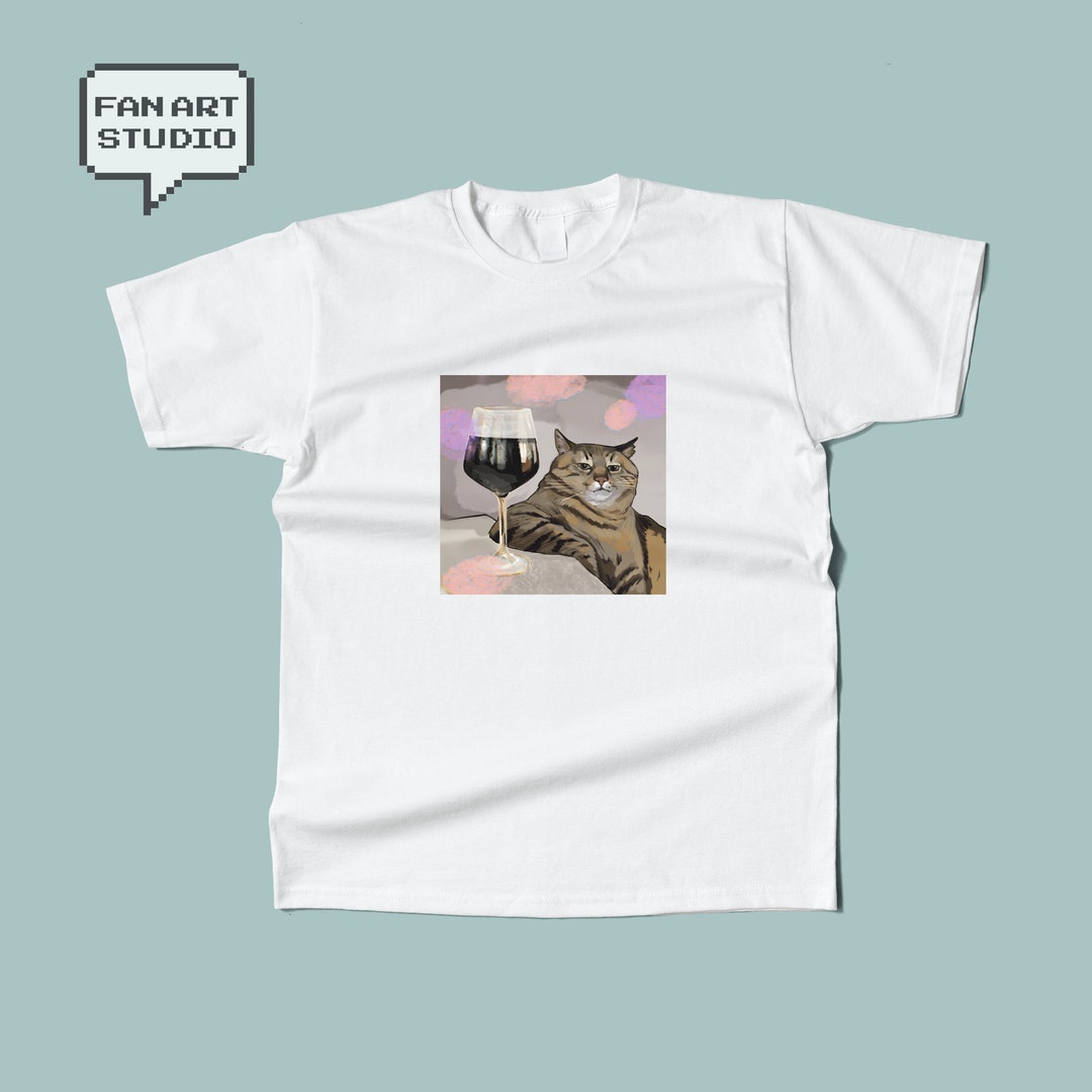 Cat Stepan Meme T-shirt Gift for Catlover, Funny Viral Cat Reacting ...