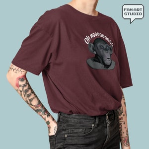 Oh No Monkey Meme T-shirt Gift - Etsy