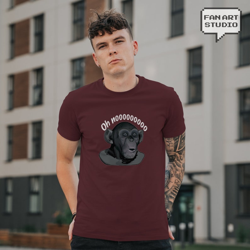 Oh No Monkey Meme T-shirt Gift - Etsy UK