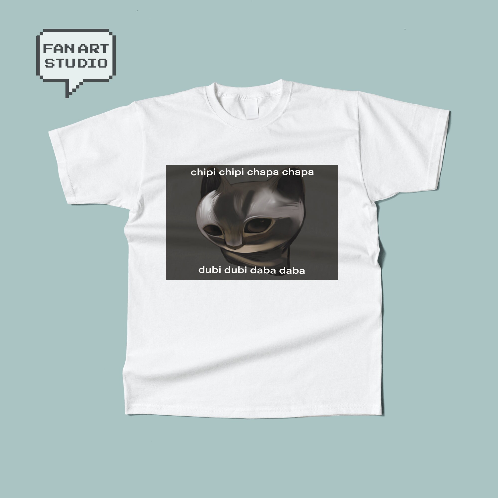 Chipi Chipi Chapa Chapa Dubi Dubi Cat Meme T-shirt Gift for Catlover ...
