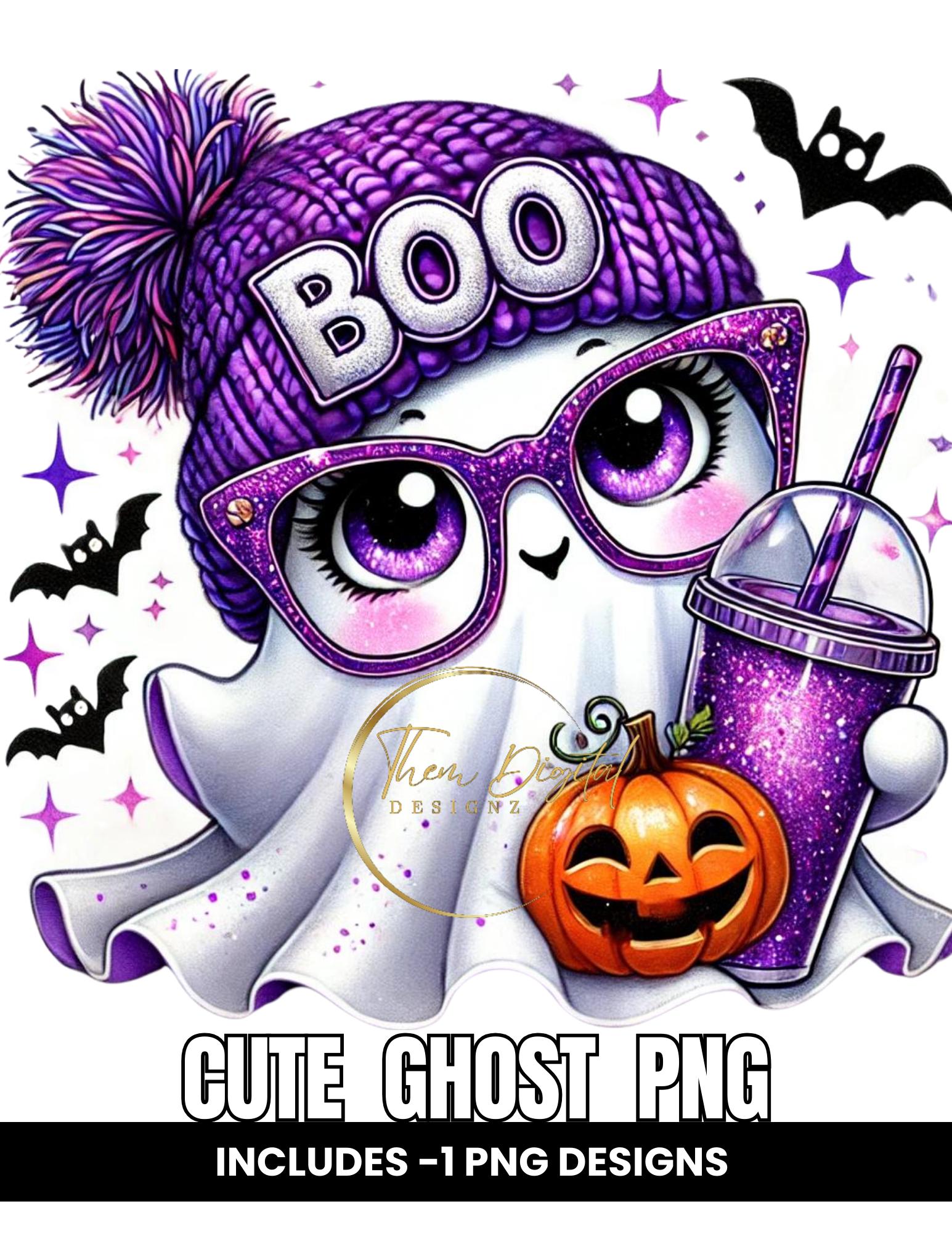 Cute Bougie Ghost PNG Halloween Coffee Lover's Dream Design here for ...