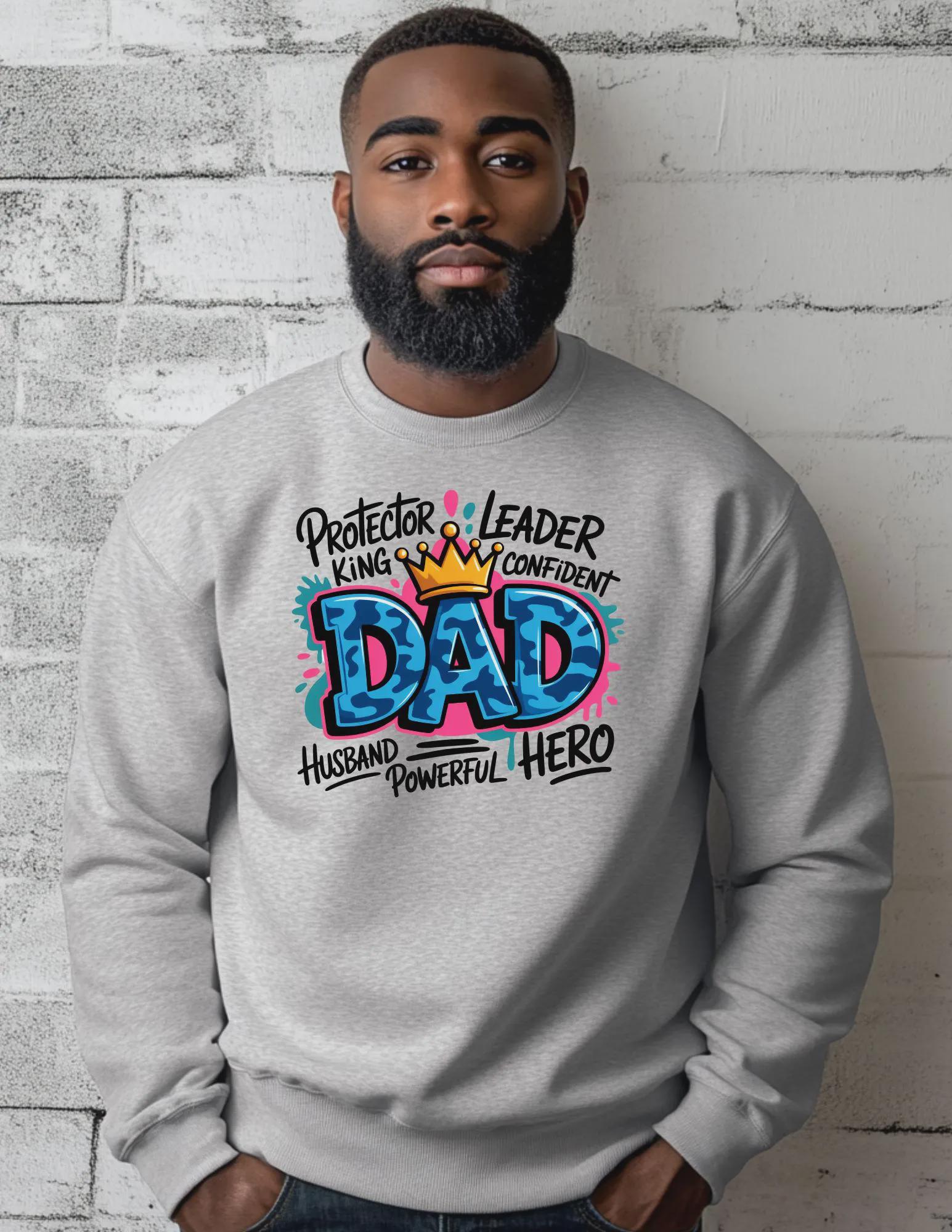 Dad PNG | Crown Dad Sublimation Design | Black Dad Clipart | Strong Dad ...