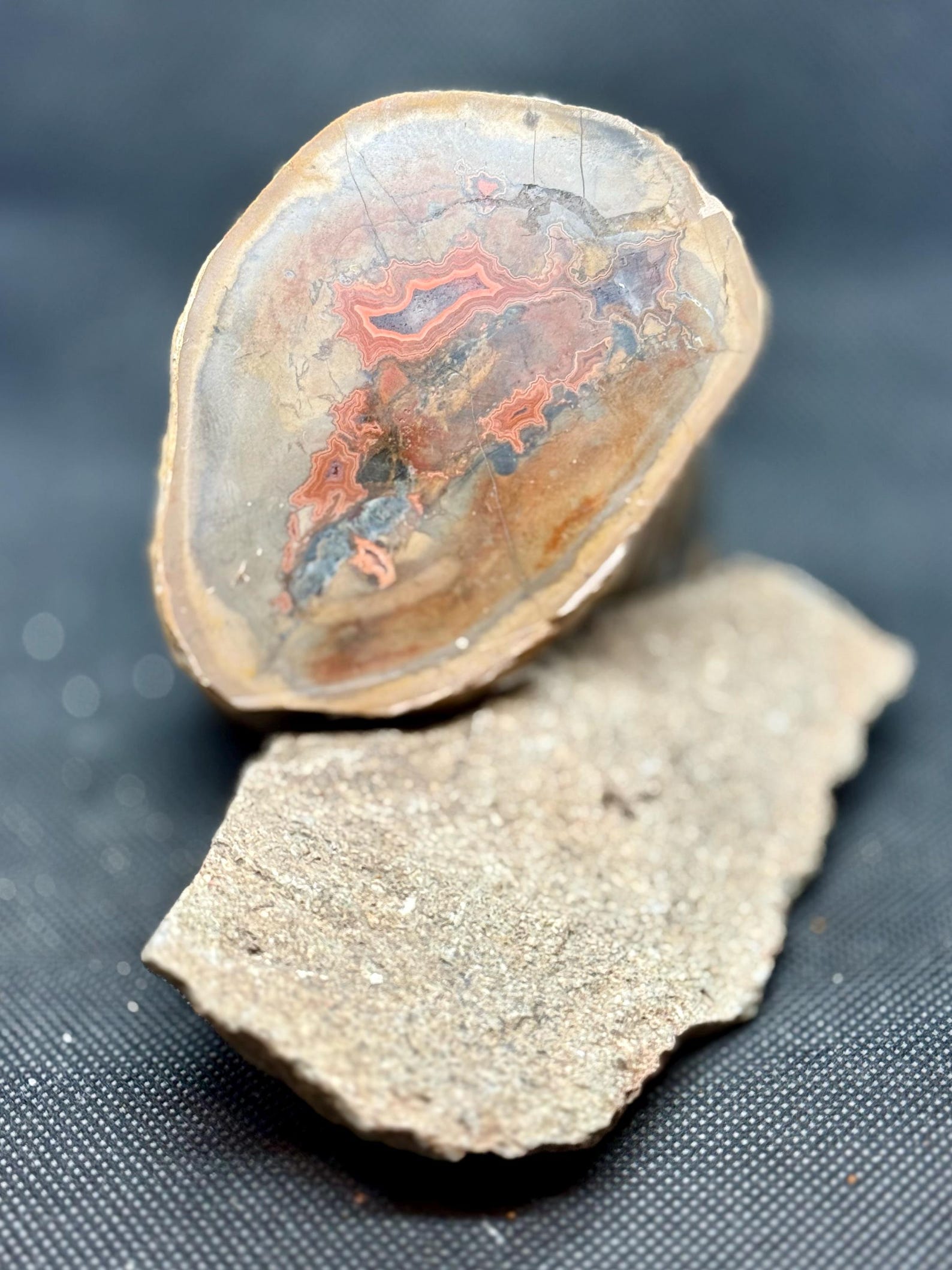 Stunning Full-round Teepee Canyon Agate Slab From South Dakota ...