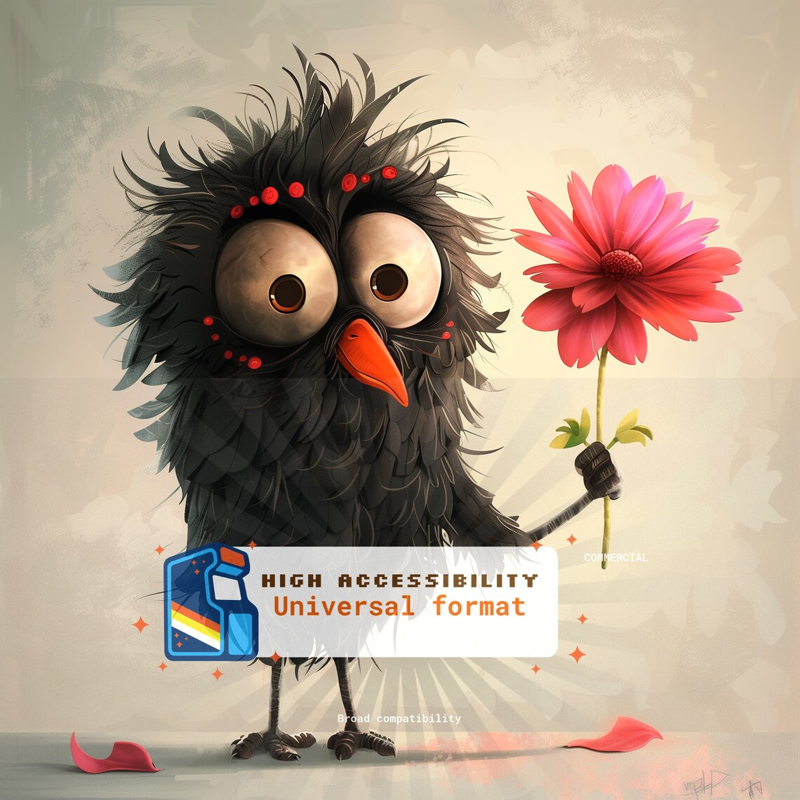12 Beautiful Images 4k of Humorous Birds With Flowers, Ideal for Any ...