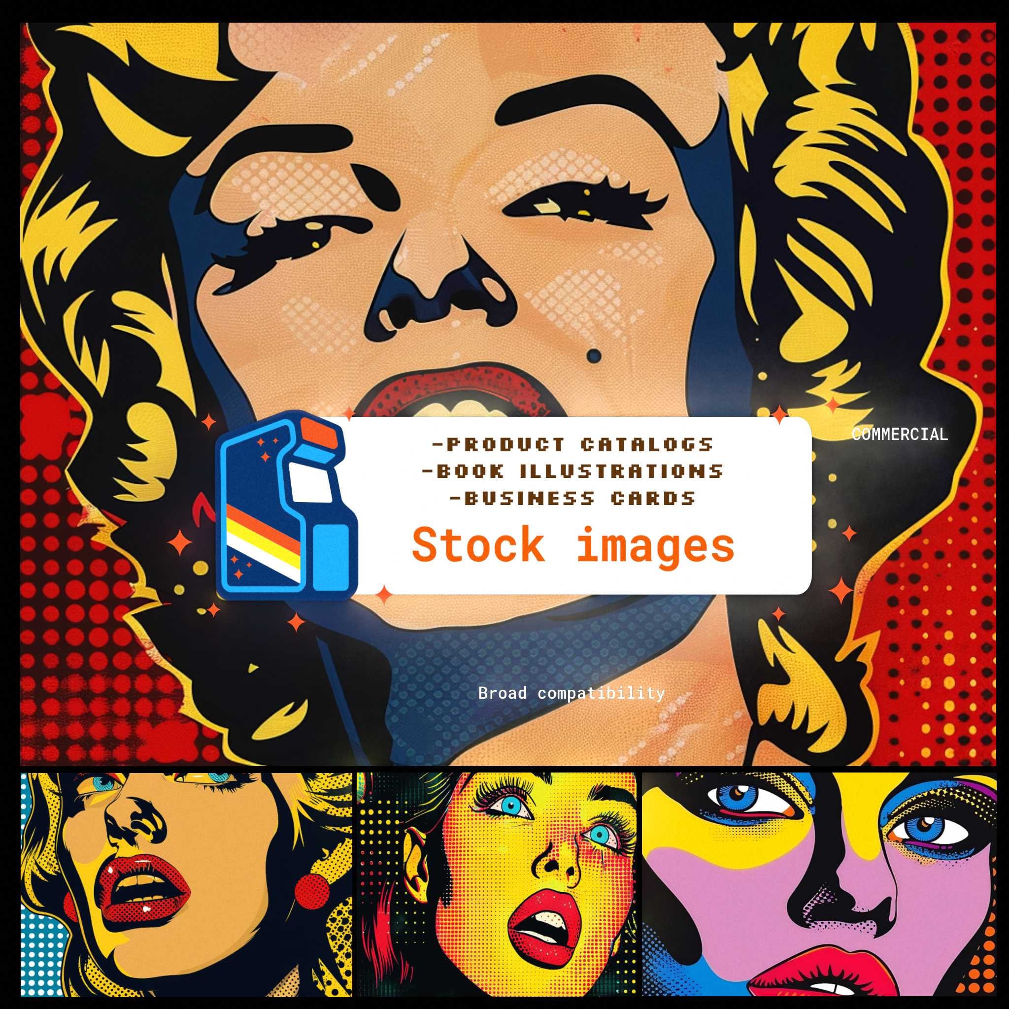 Pop Art Icons, 40 High-quality Images (digital Download) - Etsy