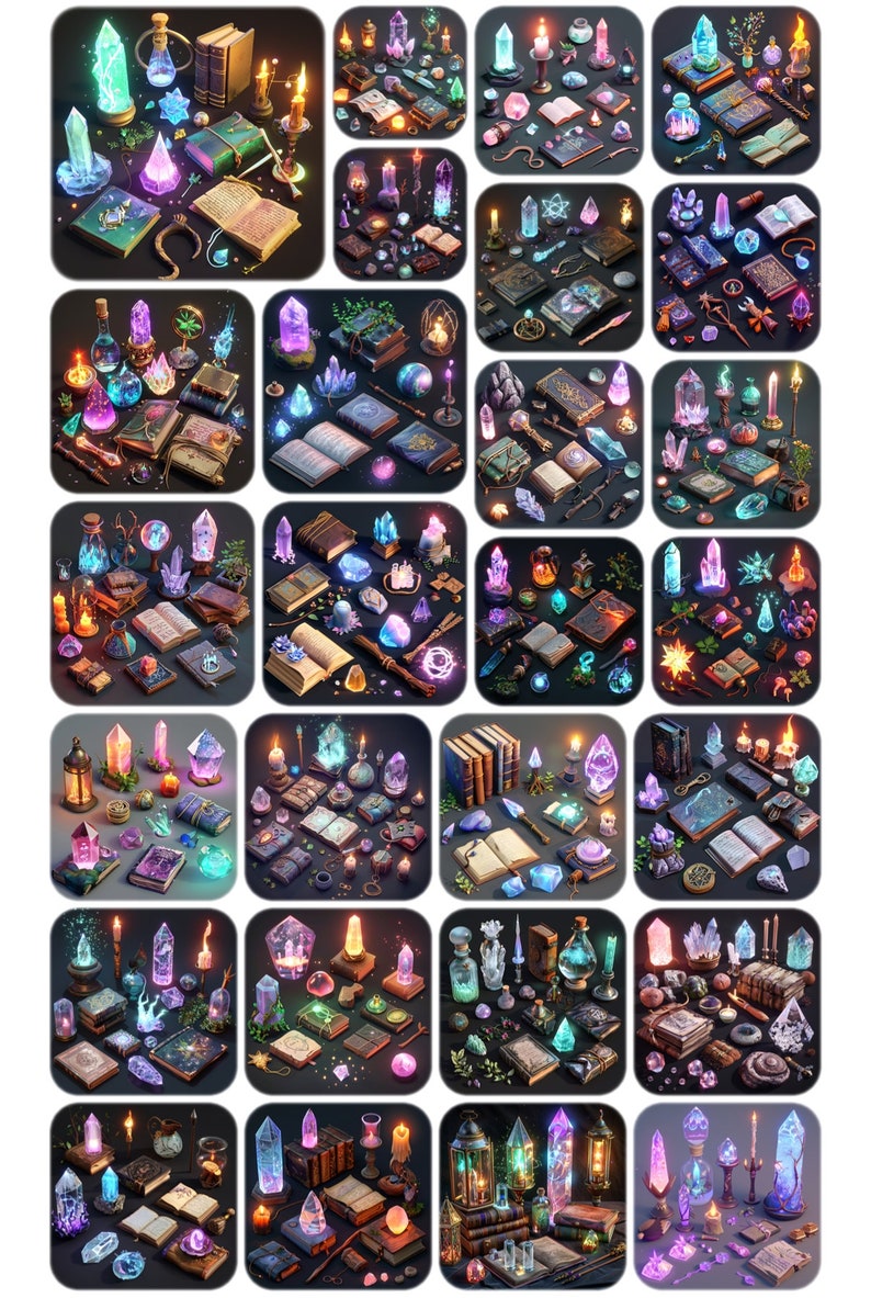 400+enchanted Wonders: Magical 3D Objects Collection - Etsy