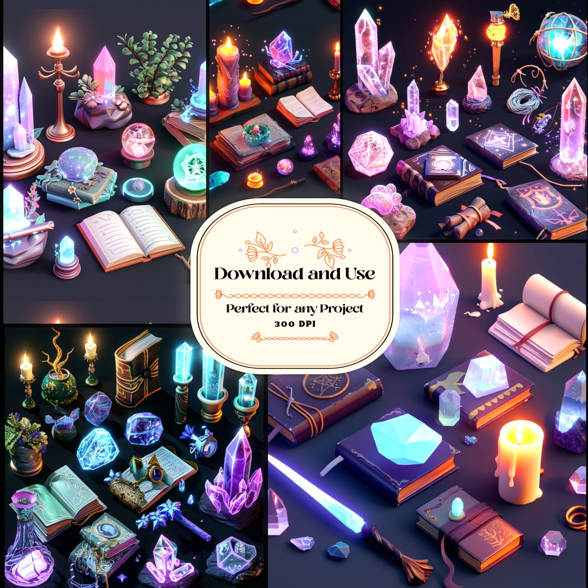 400+enchanted Wonders: Magical 3D Objects Collection - Etsy