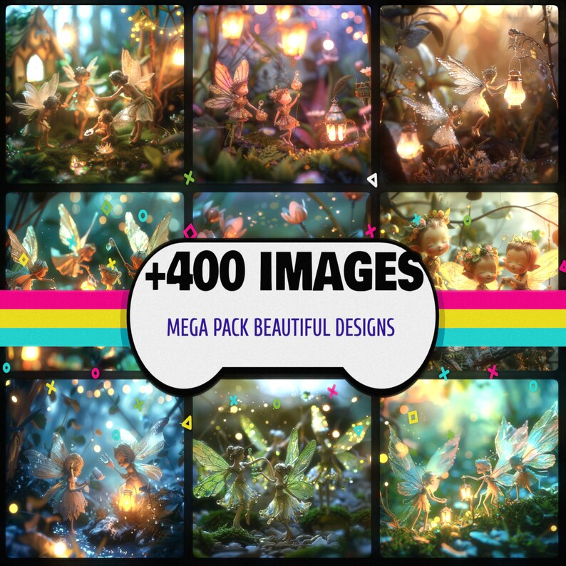 Adas Mágicas: Ilustraciones Únicas Pack De 400 Imágenes En Alta ...