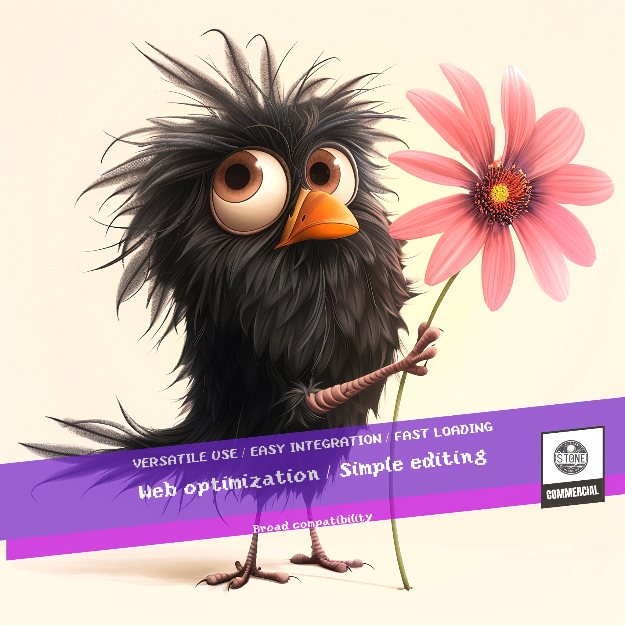 12 Beautiful Images 4k of Humorous Birds With Flowers, Ideal for Any ...