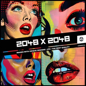 Pop Art Icons, 40 High-quality Images (digital Download) - Etsy