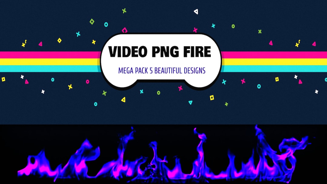 PACK De 5 Transiciones De Fuego En Movimiento 60 FPS Fondo ...