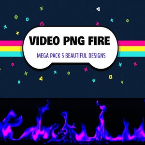 PACK De 5 Transiciones De Fuego En Movimiento 60 FPS Fondo ...