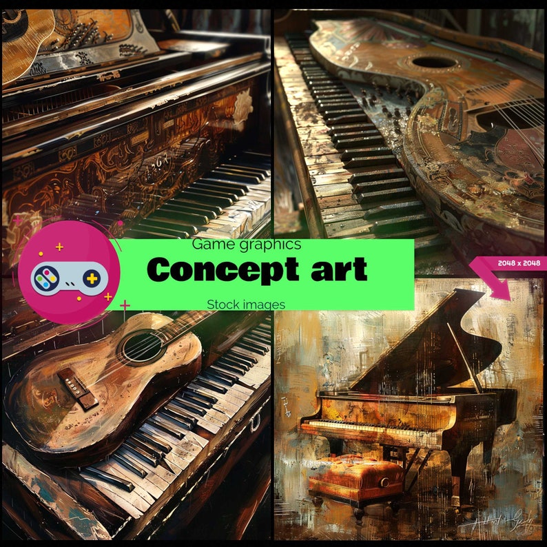 40 Beautiful Images of Vintage Musical Instruments, Ideal for Any Type ...