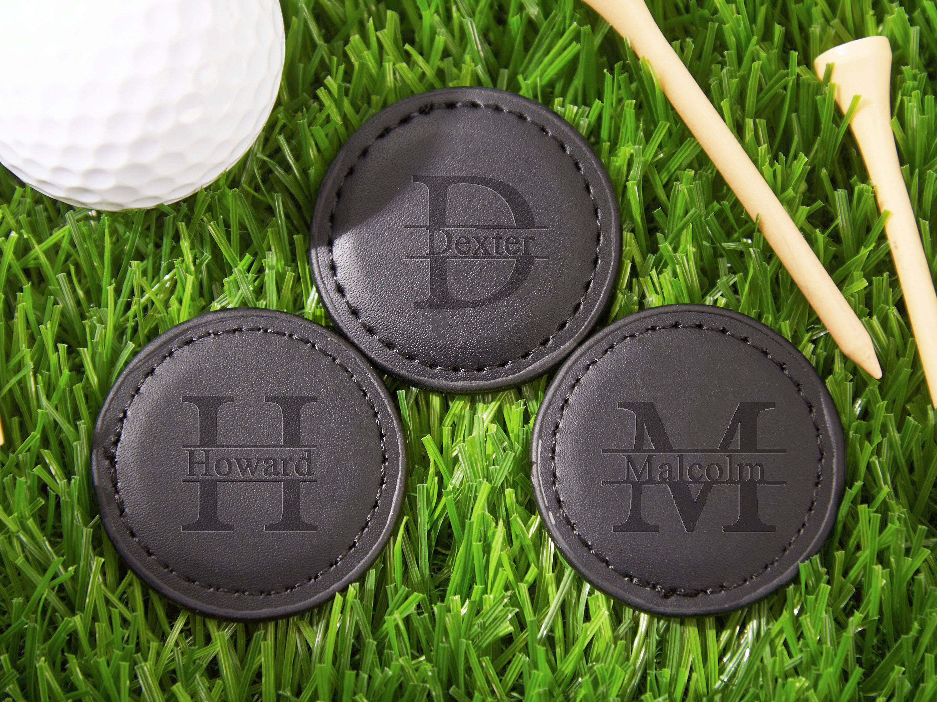 Custom Golf Ball Marker,golfer Gift for Husband Dad Grandfather Initial ...