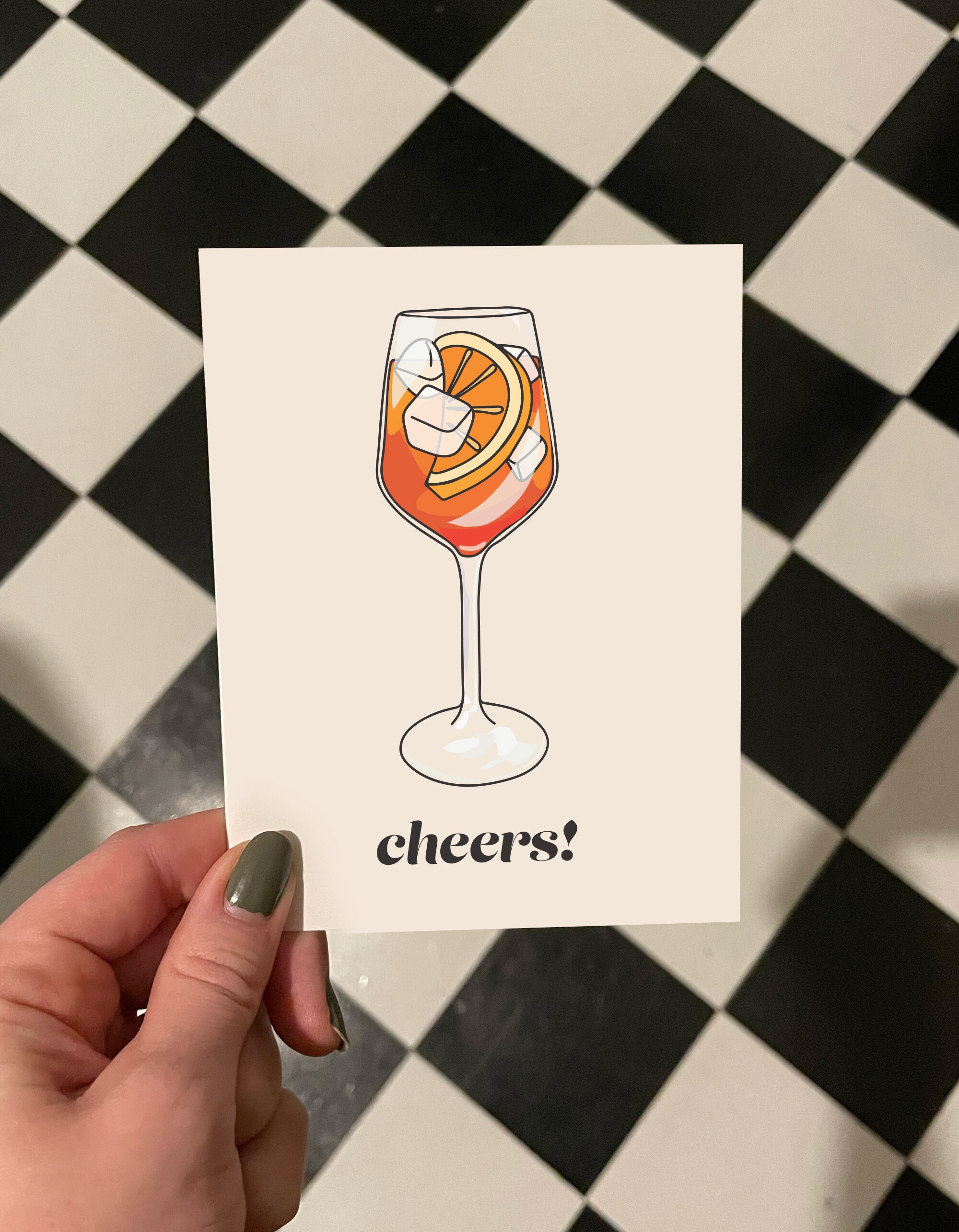 Aperol Spritz Birthday Card - Etsy