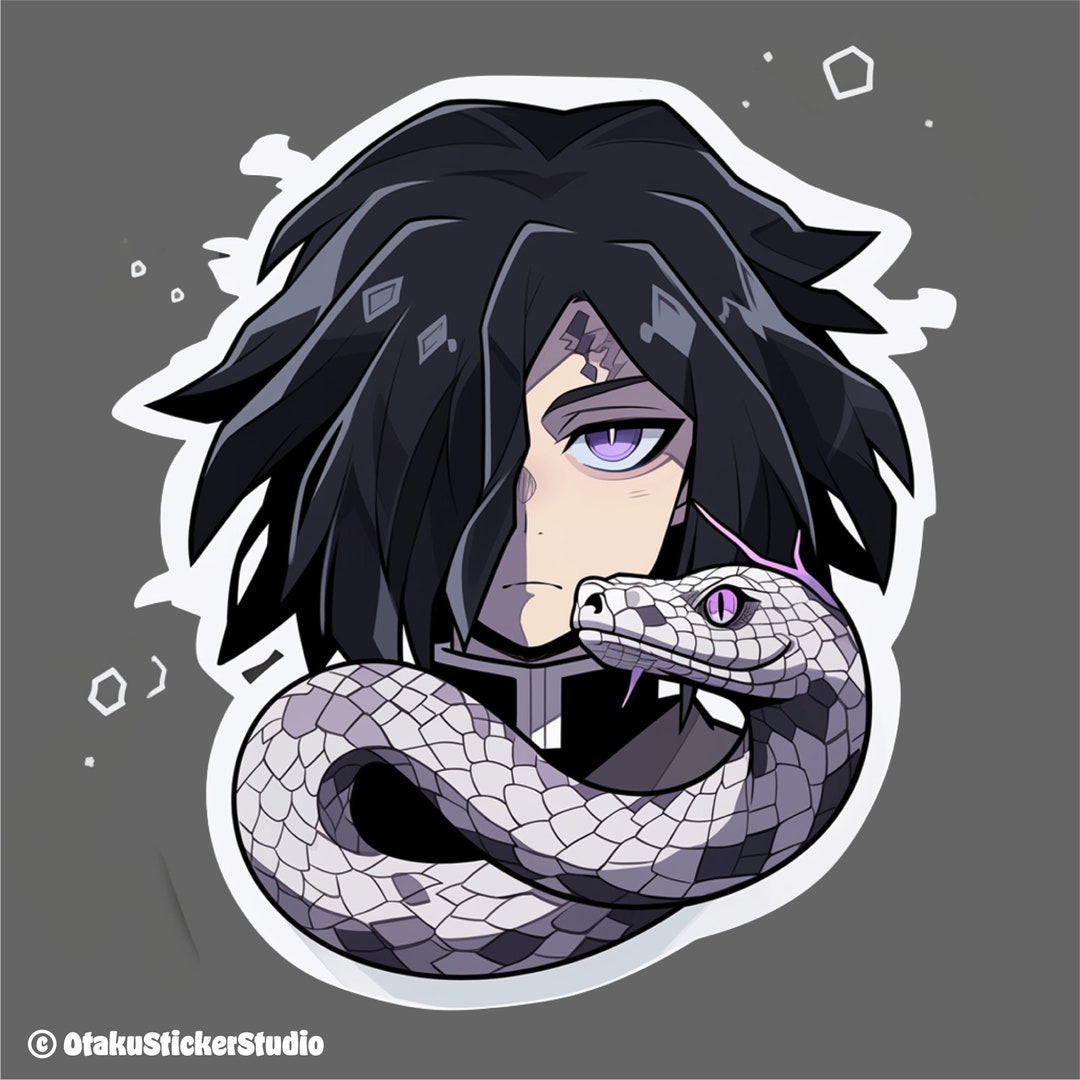 Demon Slayer: Kimetsu No Yaiba Sticker Obanai Iguro1 Durable ...
