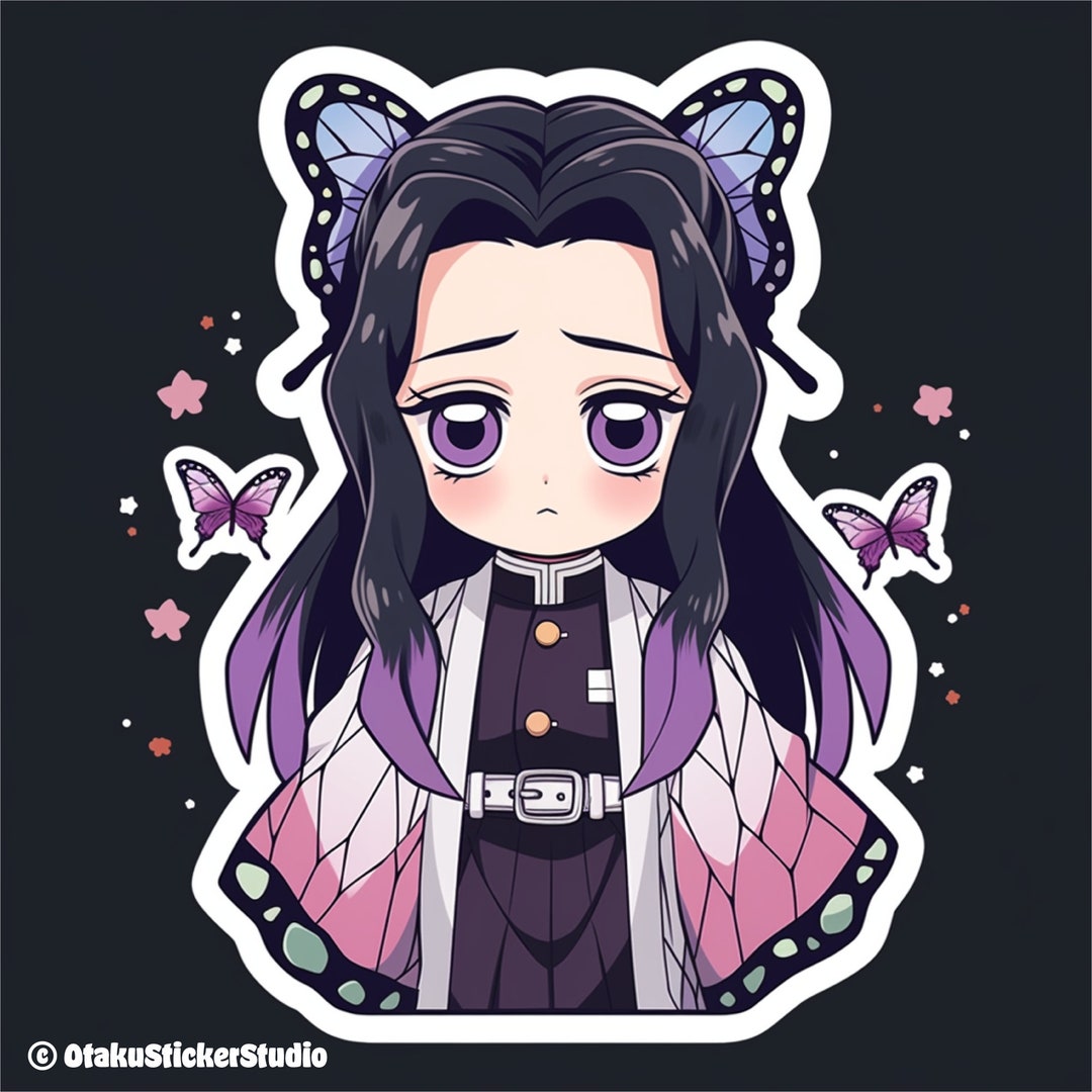 Demon Slayer: Kimetsu No Yaiba Sticker Shinobu Kocho3 - Etsy Canada