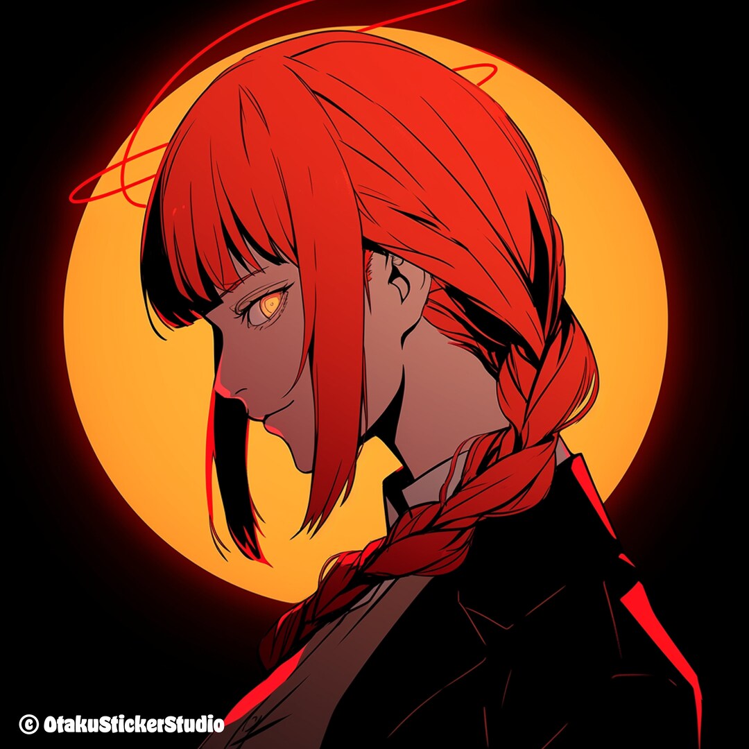 Chainsaw Man Sticker Makima1 Durable & Waterproof - Etsy