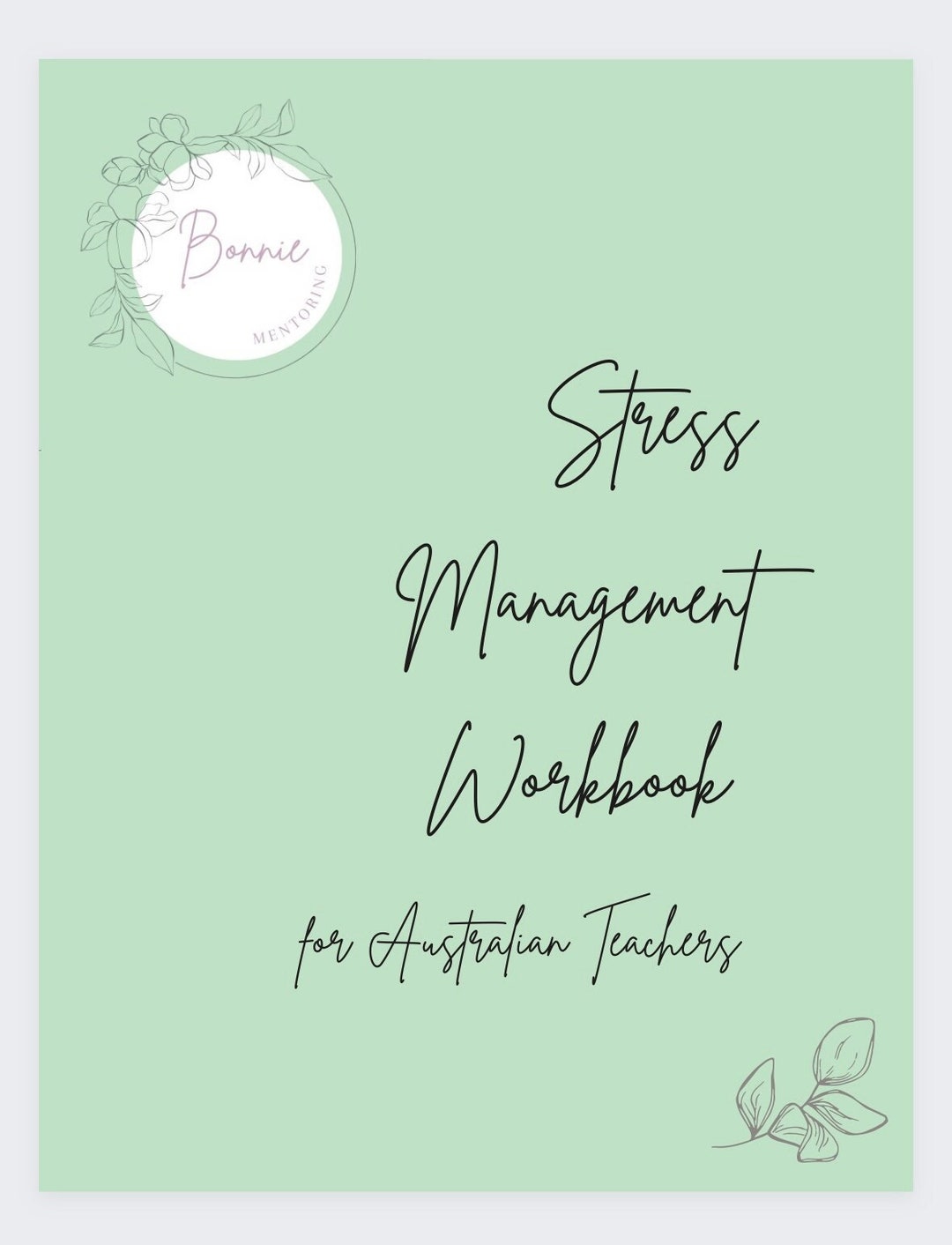 Stress Management Workbook for Australian Teachers - Etsy